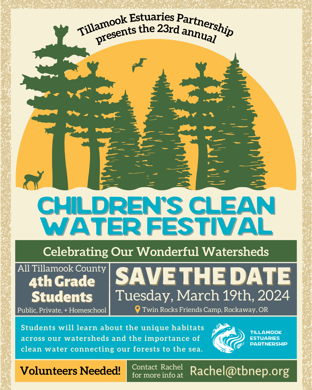 23rd Annual Children's Clean Water Festival - Tillamook Estuaries ...